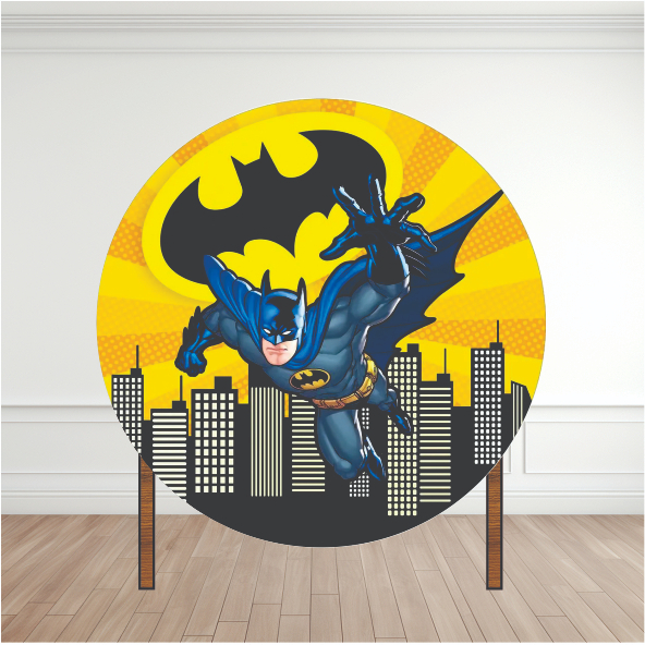 Painel em Lona Redondo - Tema BATMAN - Lona Fosca | Shopee Brasil