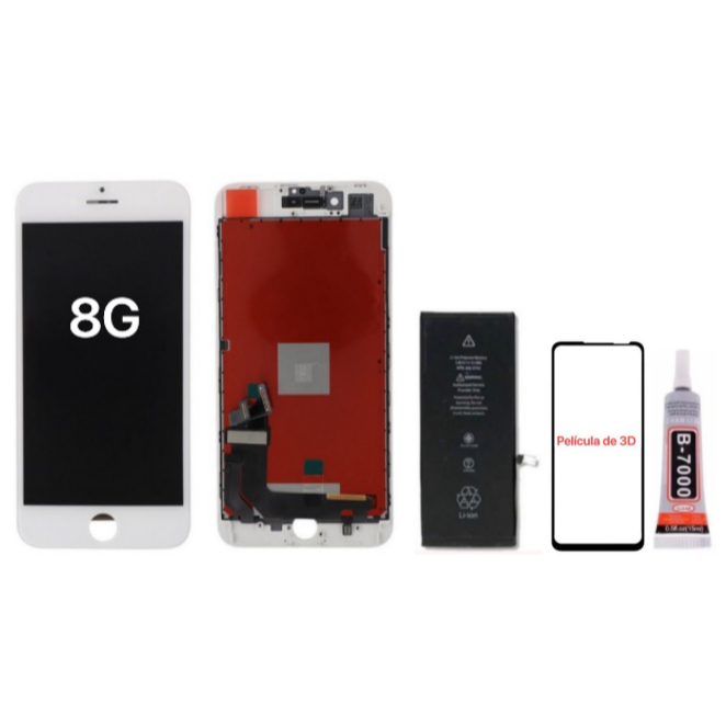 Tela Display Touch Frontal LCD iPhone 8G Incell / Original Vivid A ...