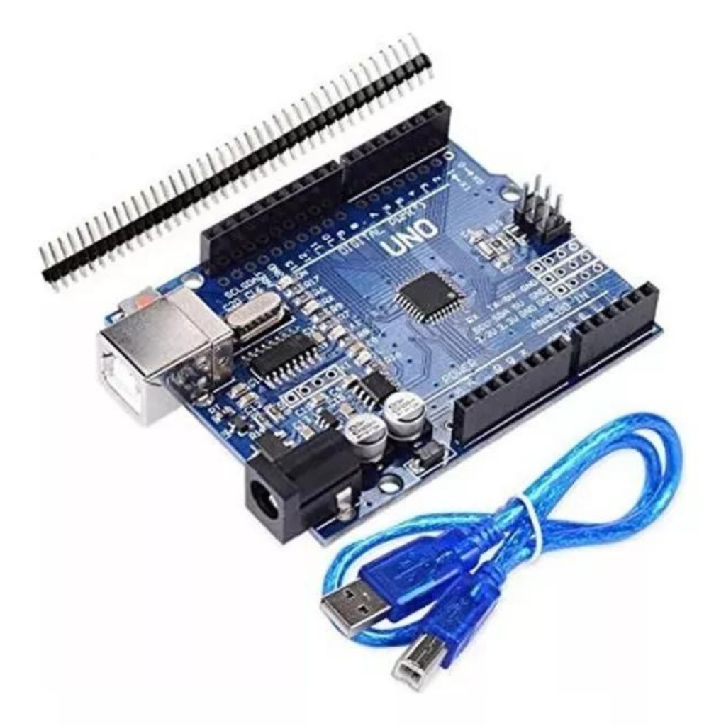 Placa Compatível Com Arduíno Uno R3 Atmega 328 Smd | Shopee Brasil