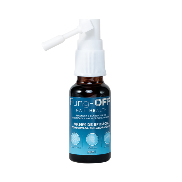 A solução reparadora Fung-Off 20 ml fungicida, antisséptica e ...