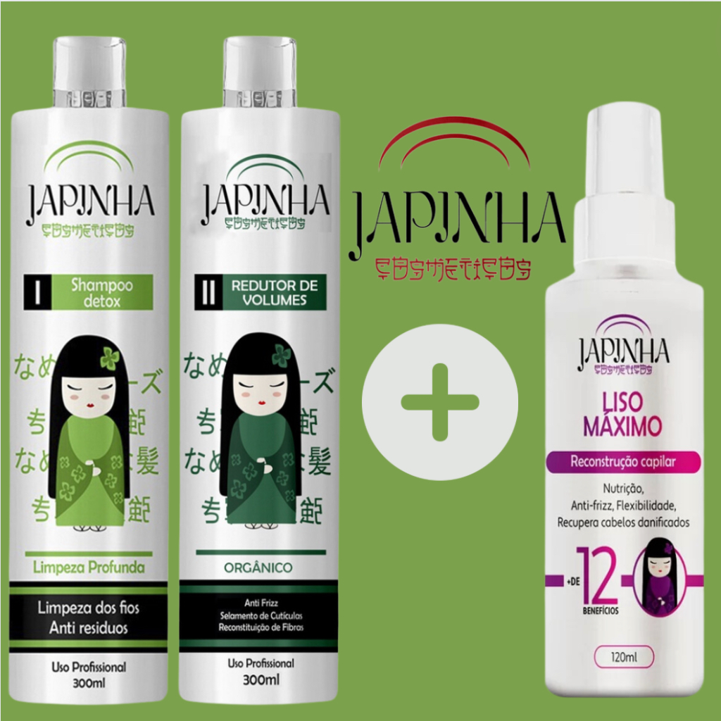 Kit Progressiva Orgânica Sem Formol JAPINHA | Shopee Brasil