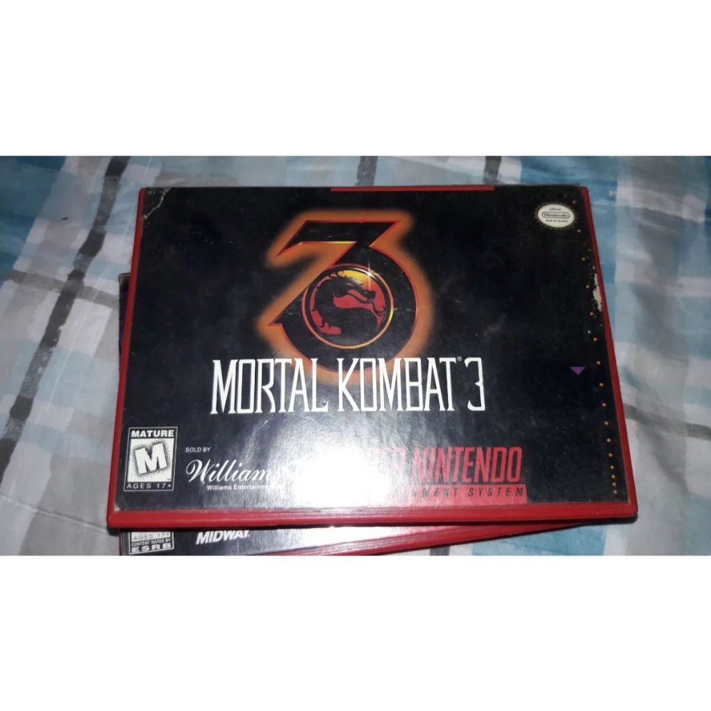 Mortal Kombat 3 Snes Super Nintendo Original Made In Mexico Raro Com ...