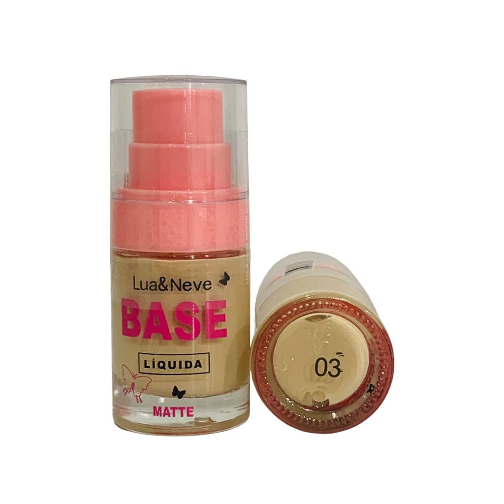 Base Liquida Matte - Lua & Neve (Embalagem de Vidro) | Shopee Brasil