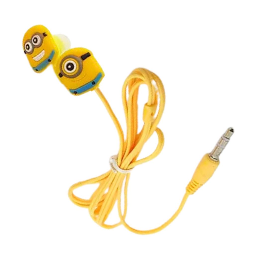 FONE DE OUVIDO MINIONS P2 AMARELO | Shopee Brasil