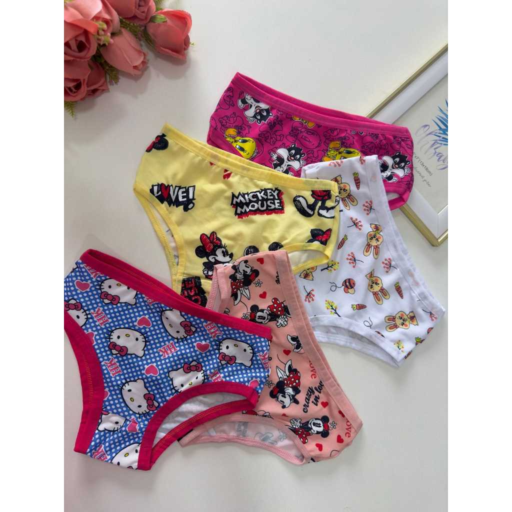 CALCINHA INFANTIL | Shopee Brasil