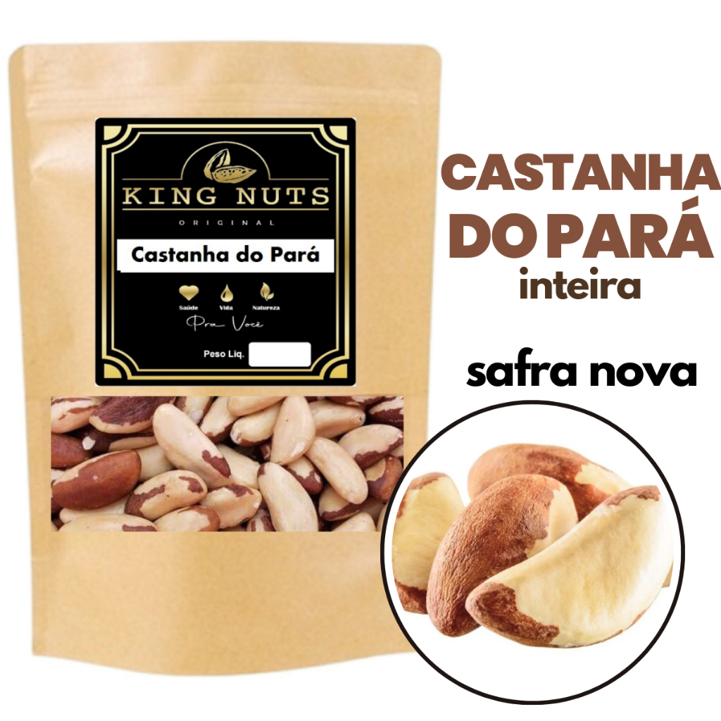 Castanha Do Pará Inteira Premium 1kg 500g 200g Original Grande ...