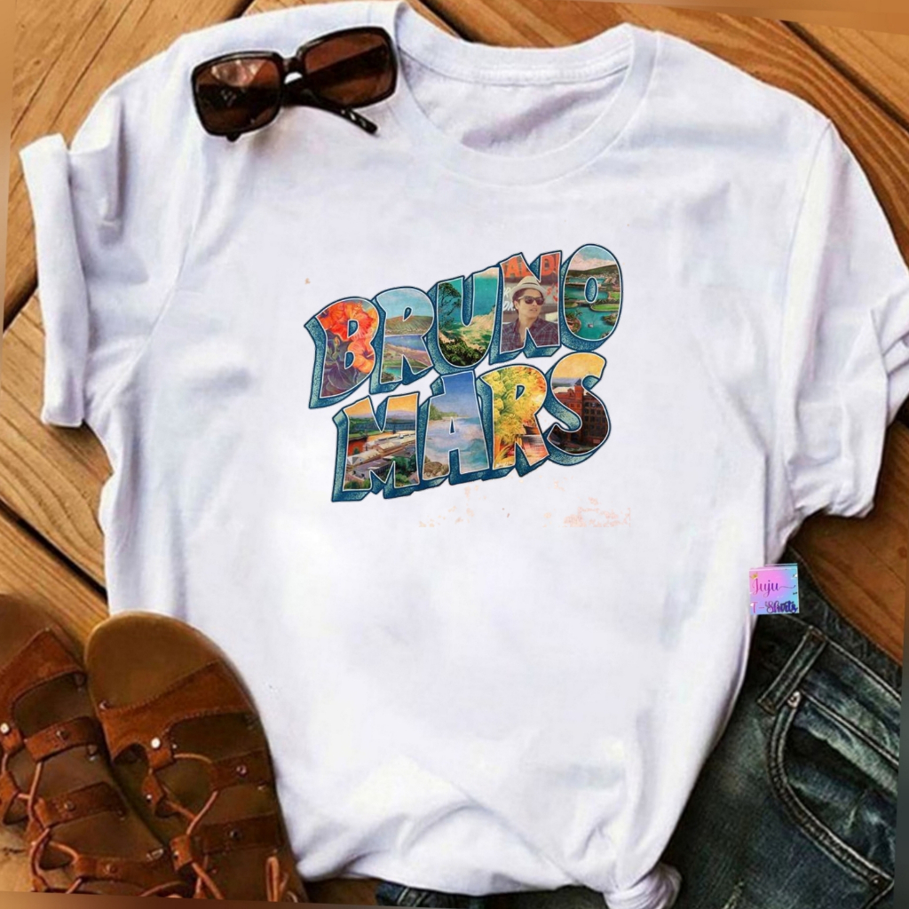 T-Shirts Baby Look Feminina/Bruno Mars/Show Bruno Mars/Temporada Bruno ...