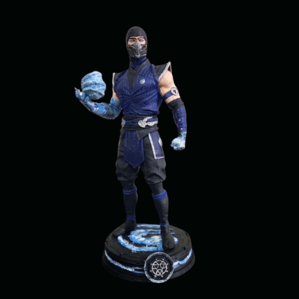Sub-Zero MK1 Mortal Kombat Action figure Colecionaveis 3D | Shopee Brasil