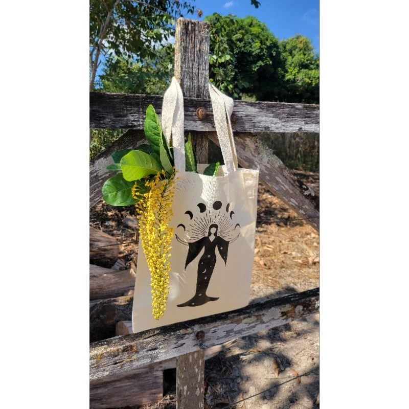 BOLSA SACOLA ECOBAG PERSONALIZADA DEUSA | Shopee Brasil