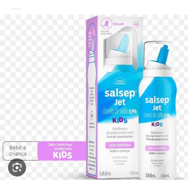 Descongestionante Nasal Salsep Jet 100ML BeBê e Criança | Shopee Brasil