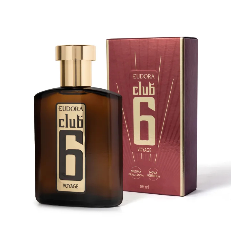Eudora Colônia Desodorante Club 6 Voyage 95ml | Shopee Brasil