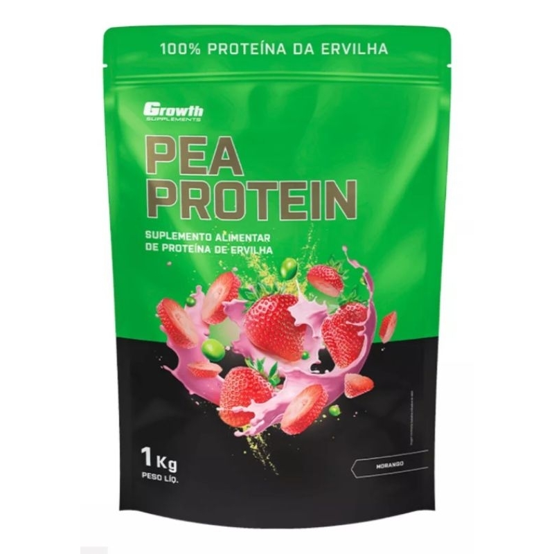 Whey Pea Protein 1kg Sem Lactose Growth | Shopee Brasil
