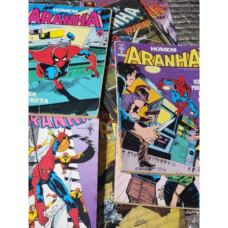 HQ GIBI O HOMEM ARANHA FORMATINHO ABRIL DIVERSOS NÚMEROS A ESCOLHER | Shopee Brasil