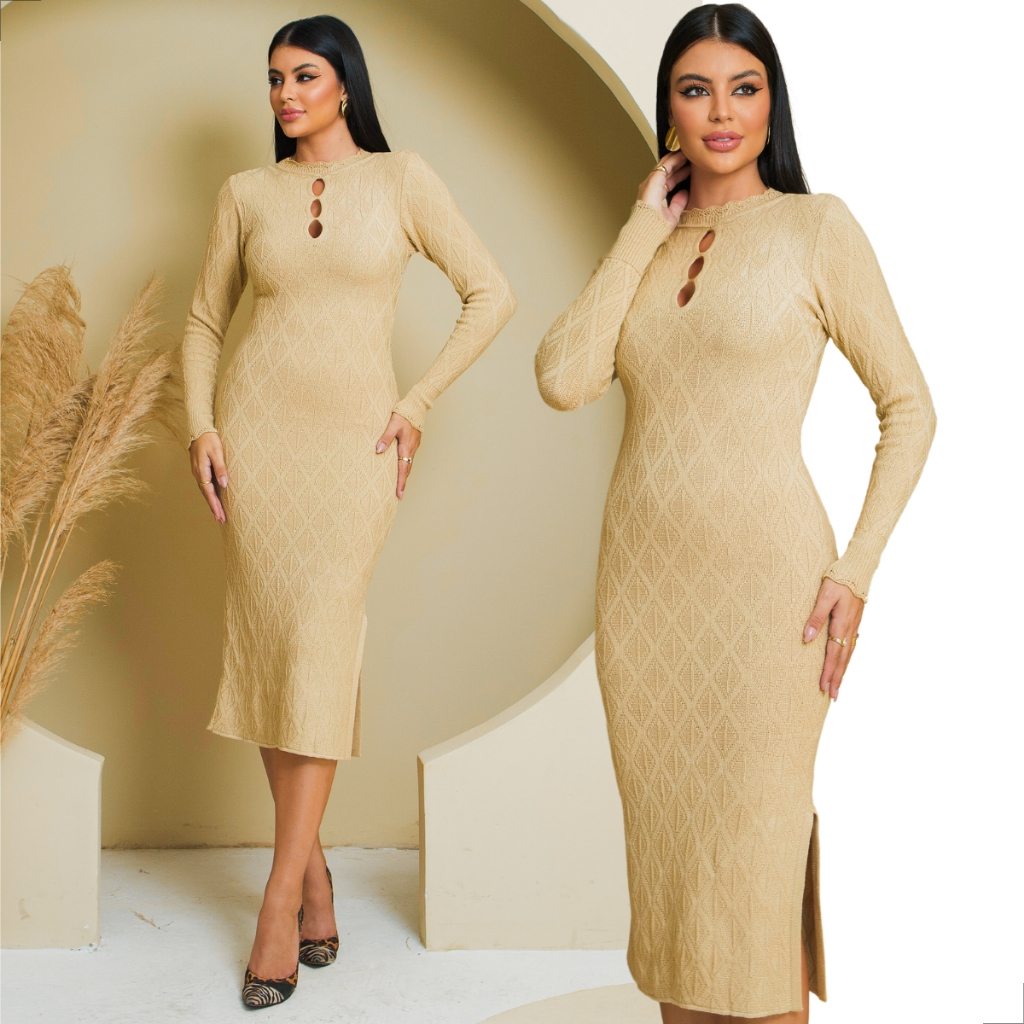 Vestido Inglaterra 3 Gotas No Busto Modal Tubinho Moda Evangelica Ccb ...