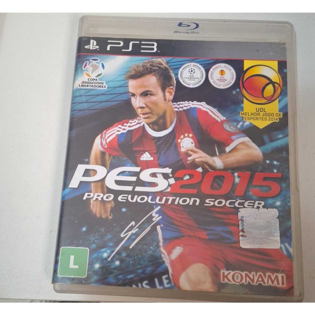 Pes Pro Evolution Soccer 2015 PS3 Mídia Física | Shopee Brasil