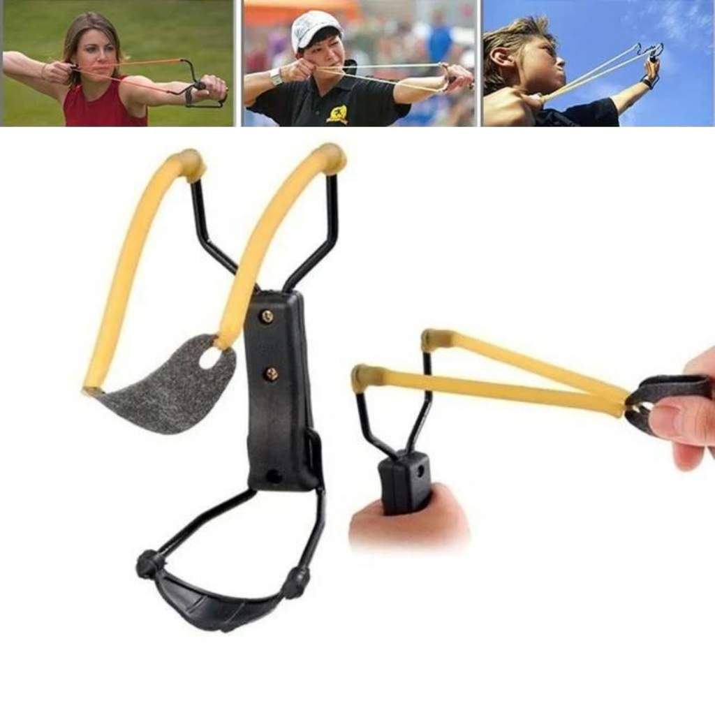 Estilingue Atiradeira Bodoque Profissional Jabuti Com Apoio | Shopee Brasil