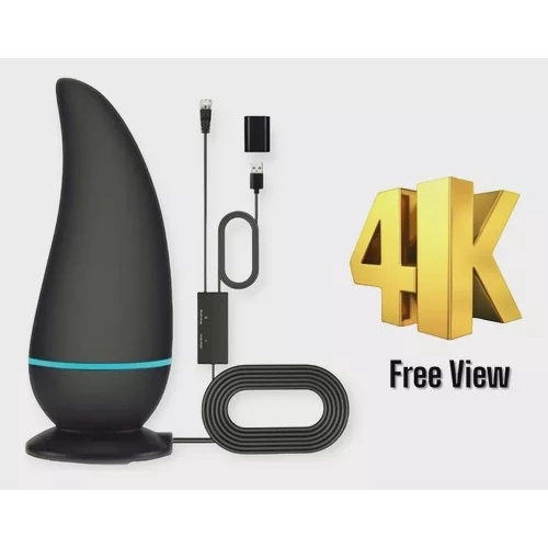 Antena Digital Com Amplificador Para Tv Lelong | Shopee Brasil