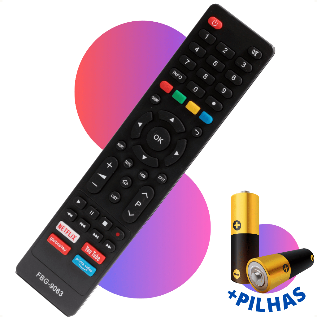 Controle Remoto Para Smart Tv Philco Netflix Youtube Prime | Shopee Brasil