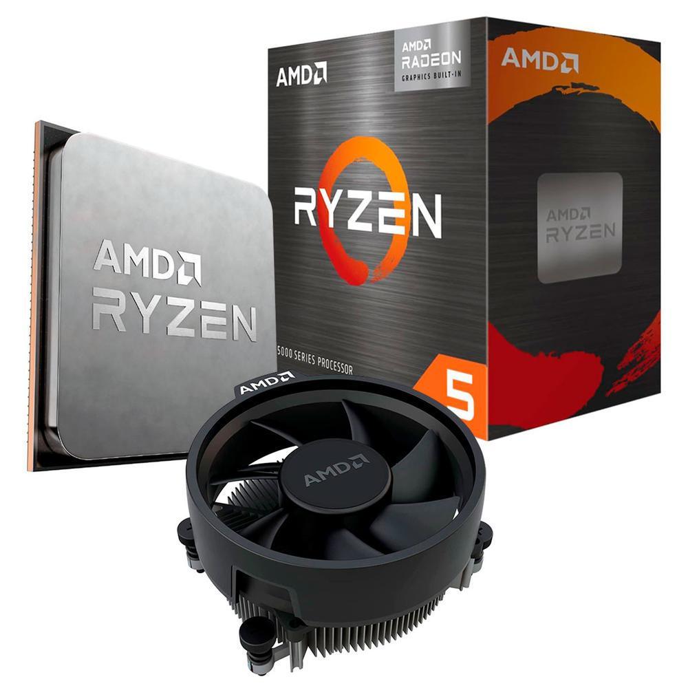 Processador AMD Ryzen 5 5500, 3.6GHz (4.2GHz Max Turbo), Cache 19MB, AM4, Sem Vídeo - 100 ...