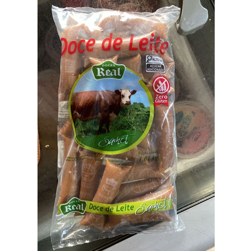 Doce de Leite Sache Grande 25 Unidades Doces Real | Shopee Brasil