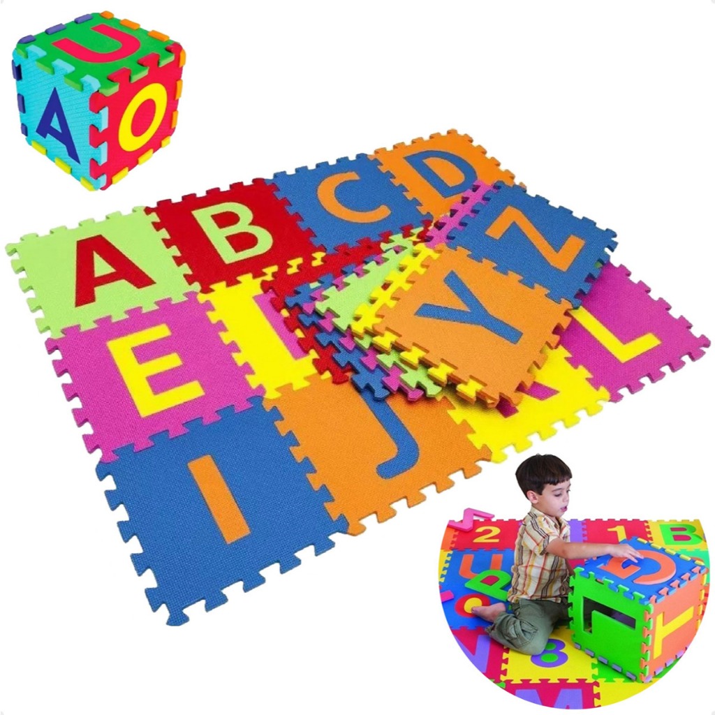 Tapete Tatame Eva Infantil Números Educativo Bebê Térmico Engatinhar ...