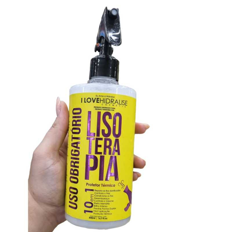 Protetor Térmico Lisoterapia Hidralize 10 em 1 Uso Obrigatório 500Ml | Shopee Brasil