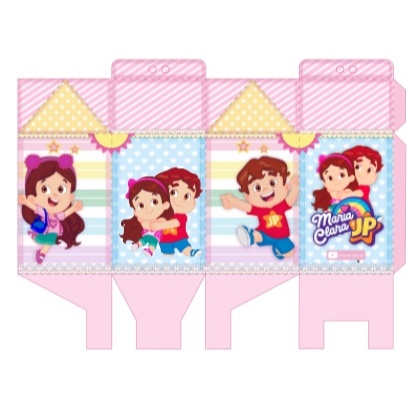 Caixa Milk ou Pirâmide Personalizadas -MARIA CLARA E JP (ARTE IMPRESSA ...