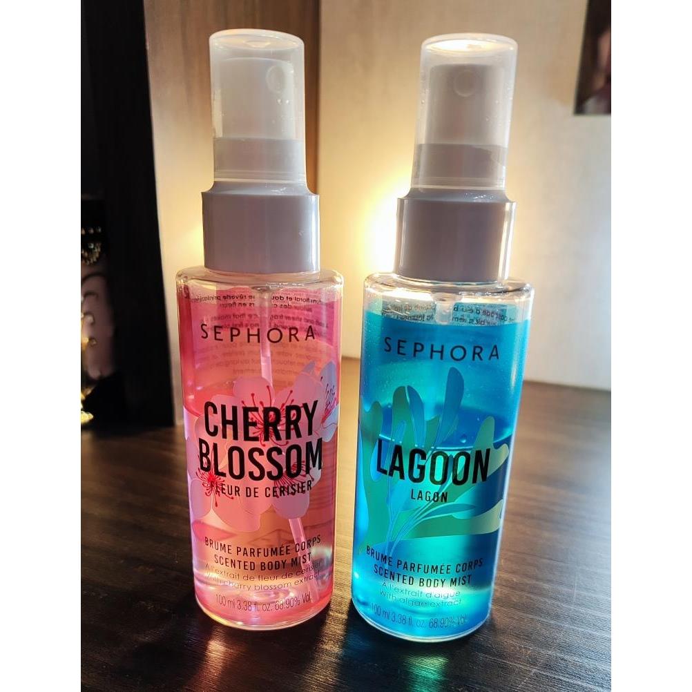 Combo 2 Body Splash Sephora Cherry Blossom e Lagoon | Shopee Brasil