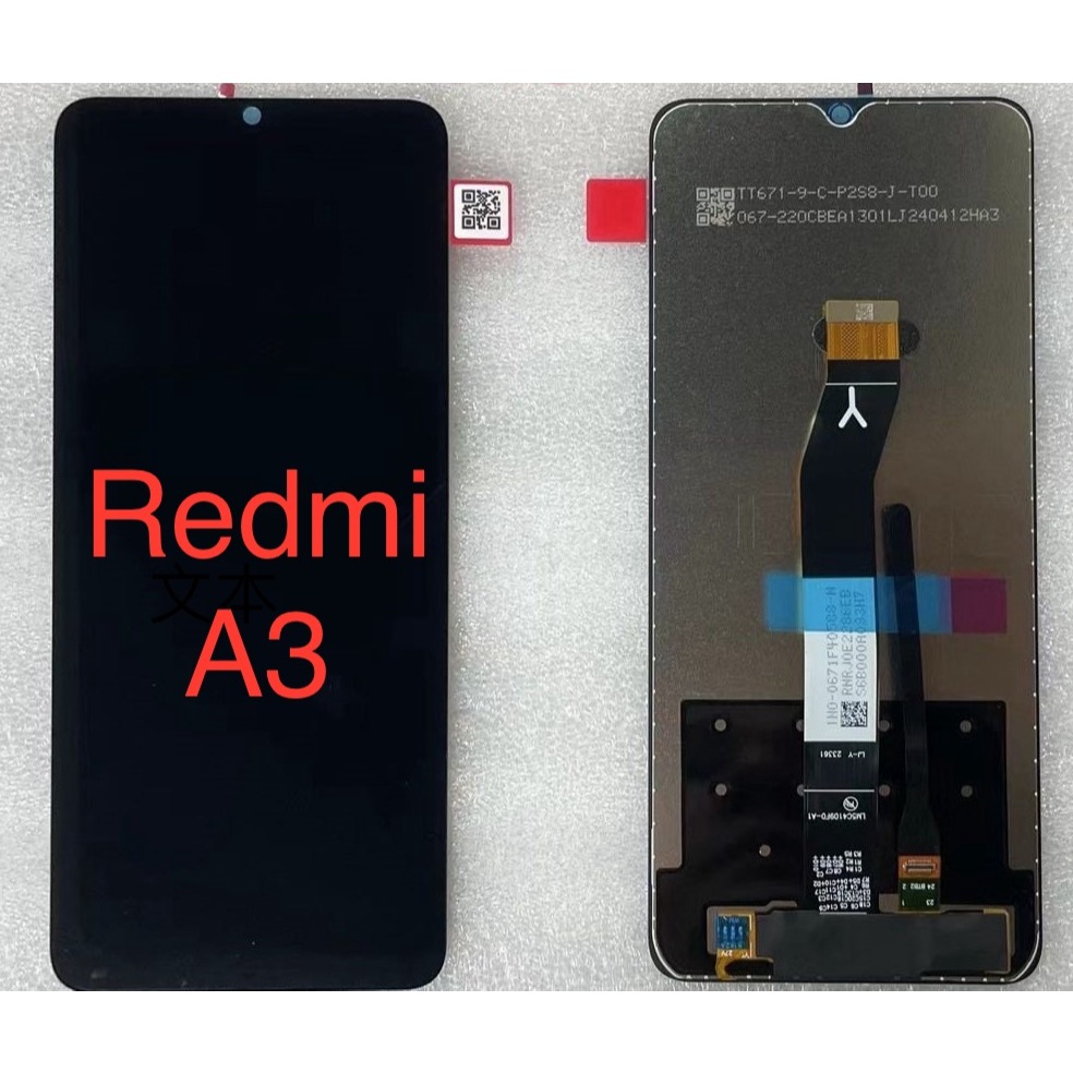 Tela Frontal Display LCD Touch compatível Redmi A3 original sem aro ...