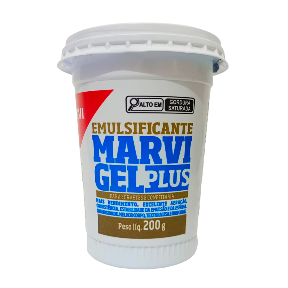 Emulsificante Gel Plus 200g Marvi | Shopee Brasil