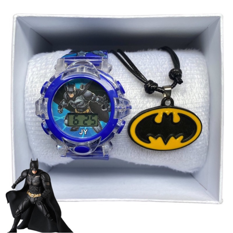 conjunto 3 pçs Relógio infantil digital masculino personagem batman ...