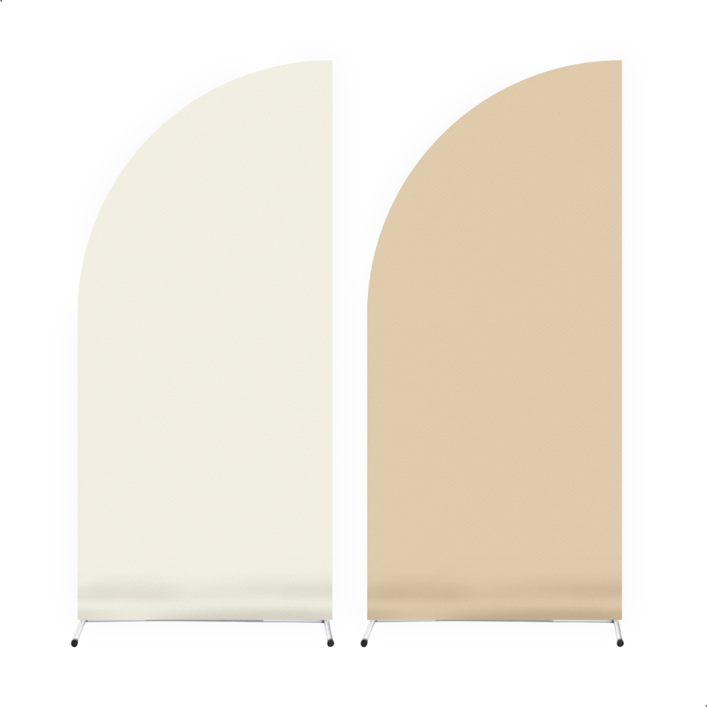 CAPA PAINEL MEIA LUA 2 EM 1 DUPLA FACE VESTE FÁCIL BEGE E OFF WHITE ...