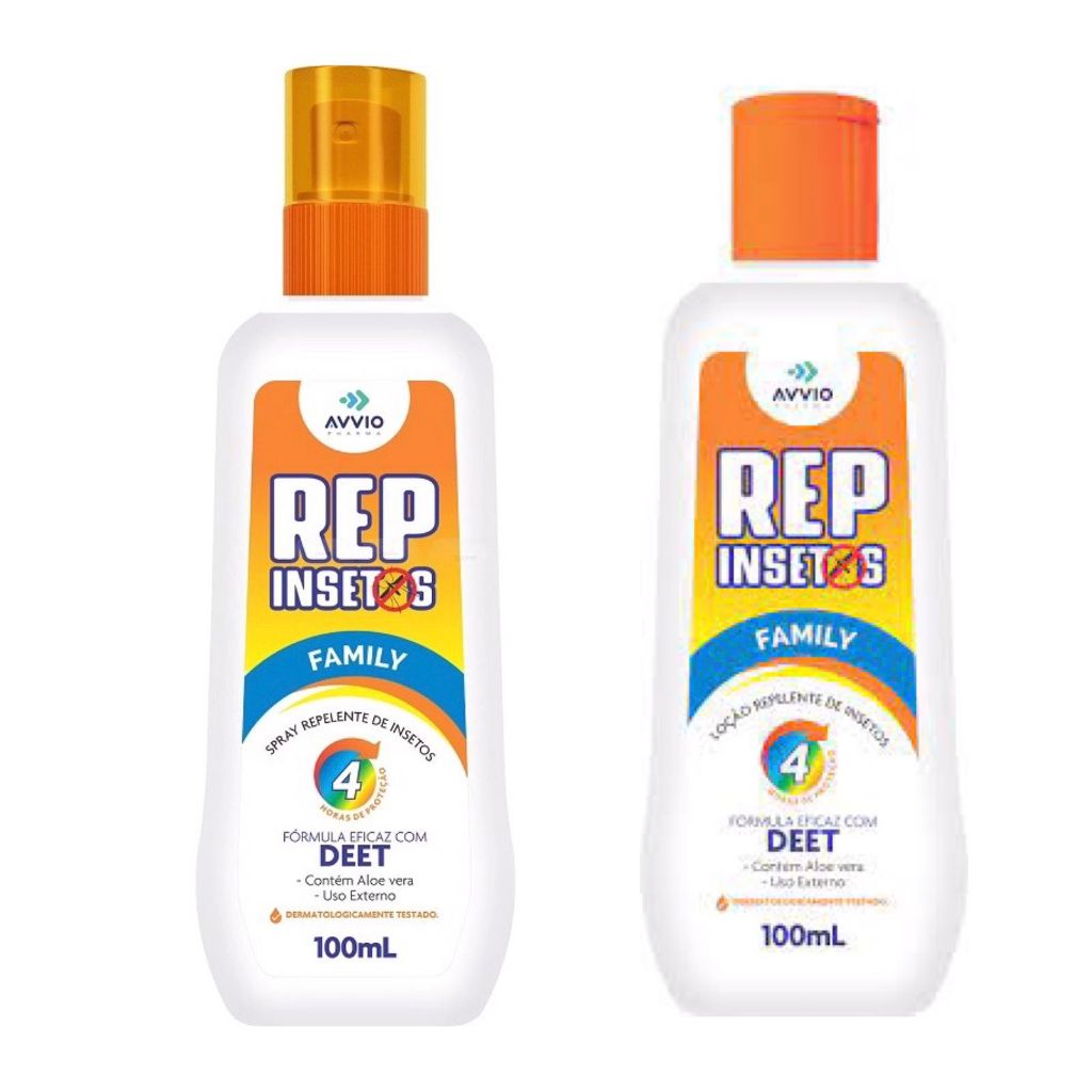 Repelente Rep Insetos Family DEET 100ml | Shopee Brasil