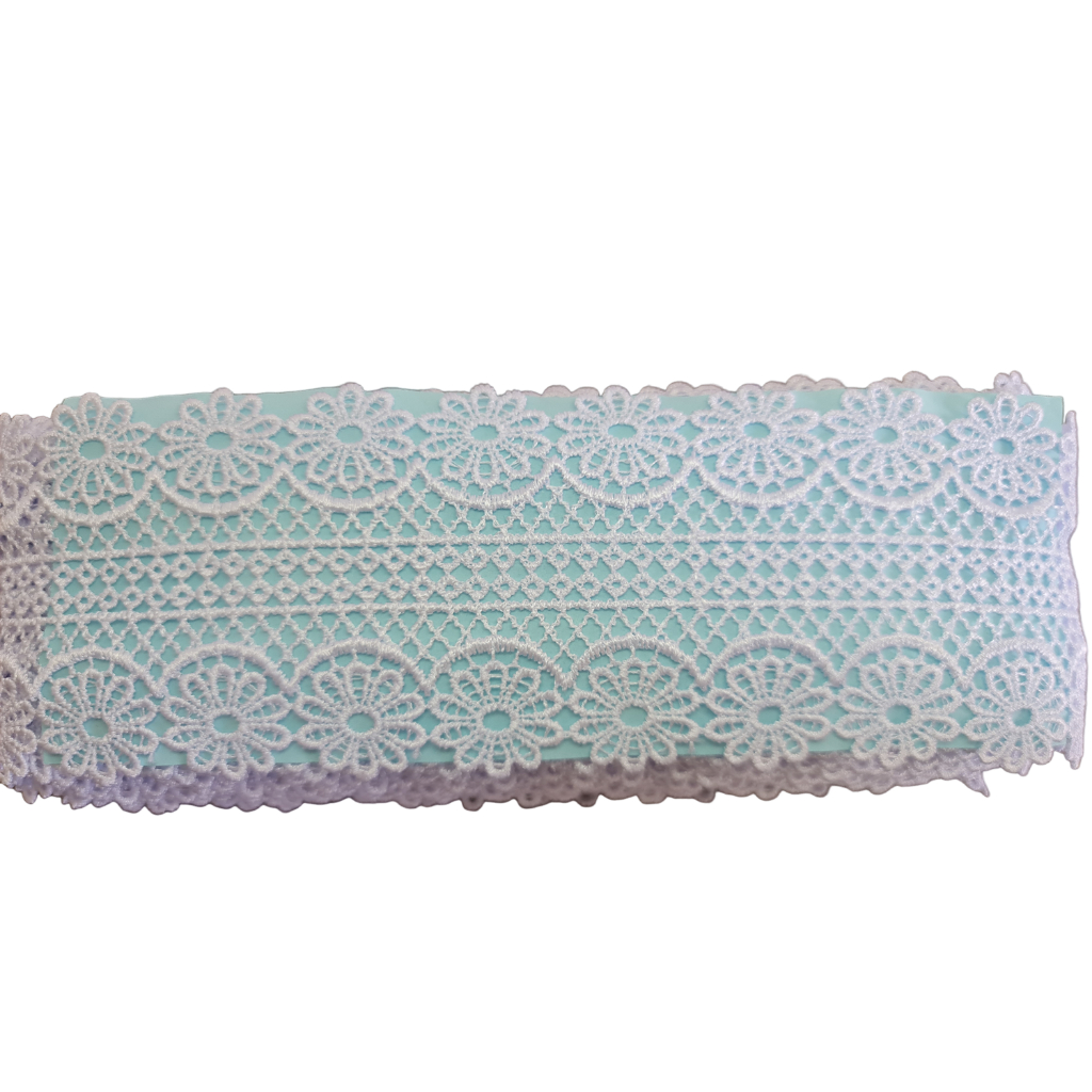 Renda Guipir Branca Entremeio 13,7 Metros Yl212 | Shopee Brasil