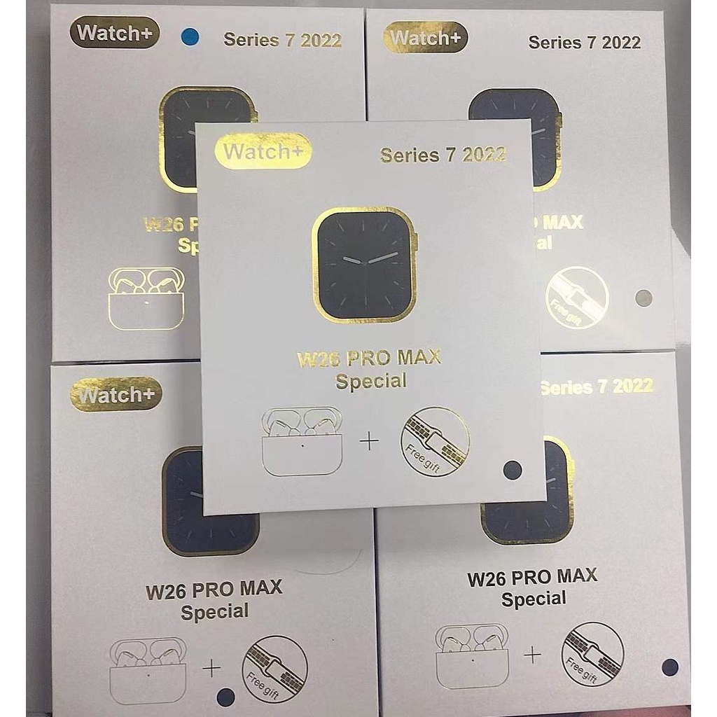 SmartWatch W26 Pro Max Relógio Inteligente TWS Fone De Ouvido 2 em 1 ...