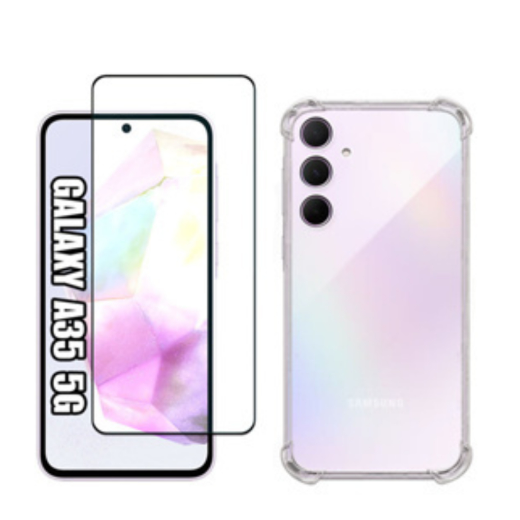 KIT Para Samsung Galaxy A35 | Película de Vidro 3D | Capinha | Shopee ...