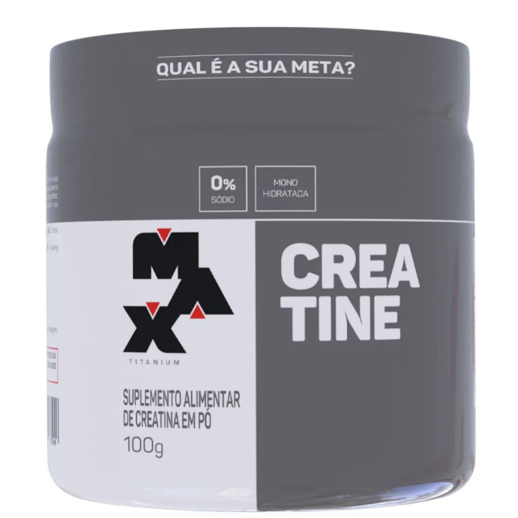 Creatina Max Titanium 100 Pura Creatine Monohidratada Shopee Brasil
