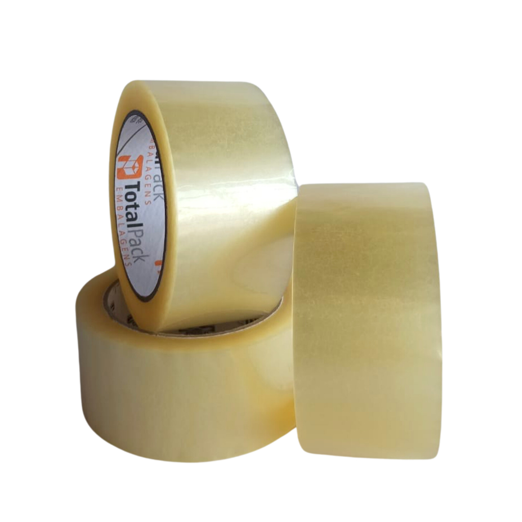 Fita Adesiva Transparente 48X100 Kit 6 Rolos | Shopee Brasil