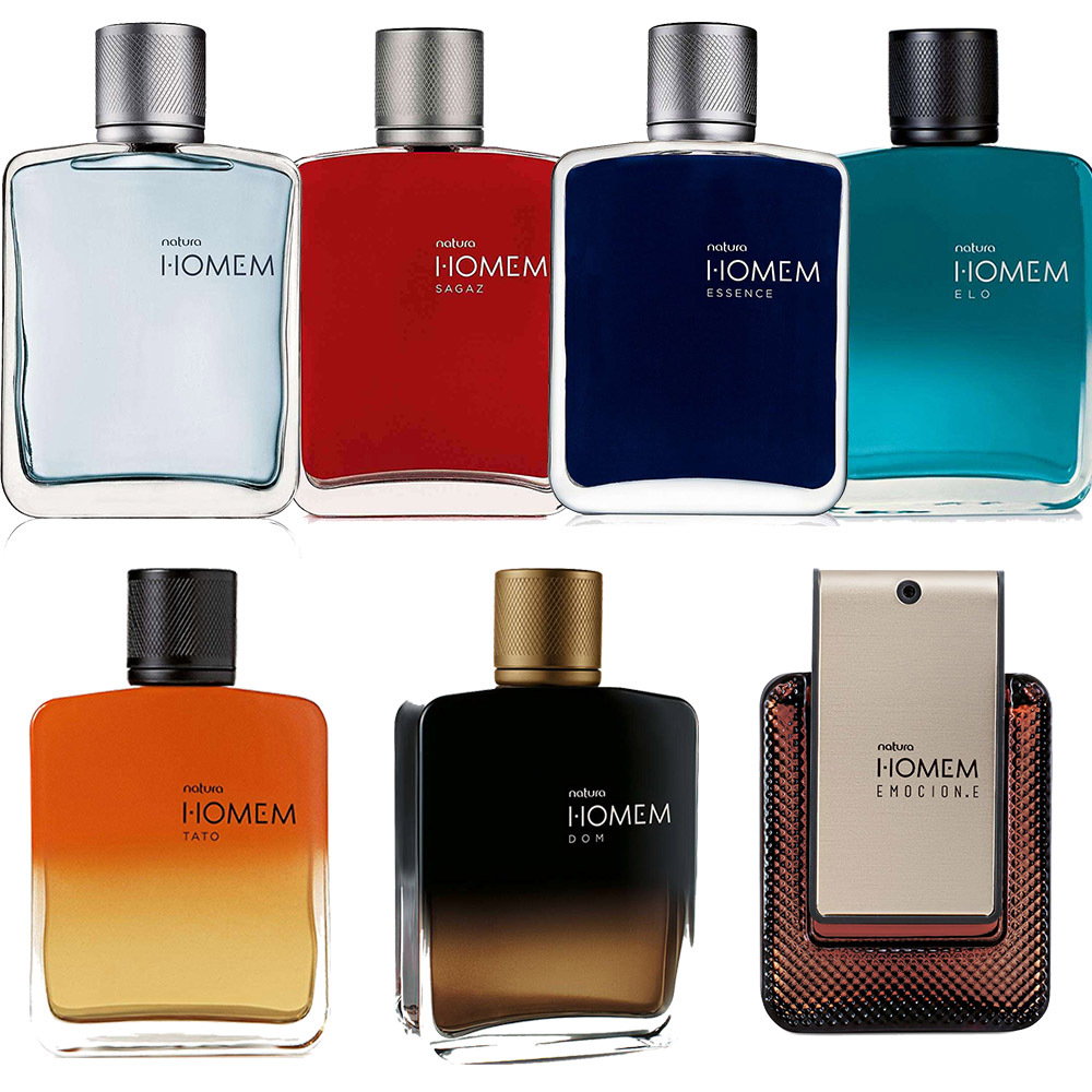 Perfume Natura Homem Deo Colônia Masculino Tradicional Sagaz Tato Emocine Elo Dom Essence 100ml ...