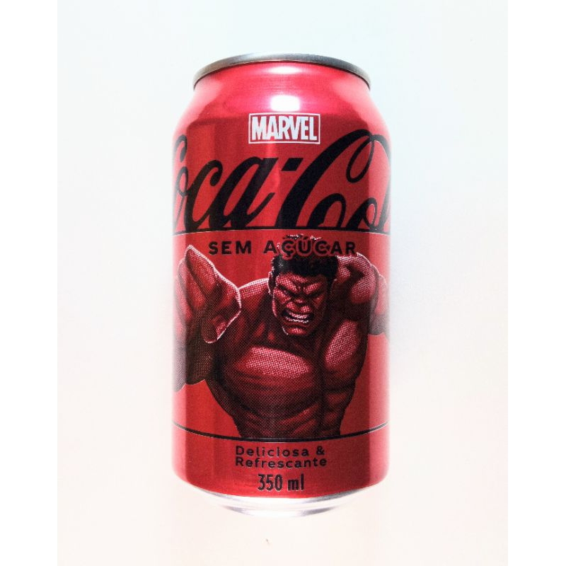 Lata Coca-Cola Zero Marvel 2024 Hulk (lacrada) | Shopee Brasil