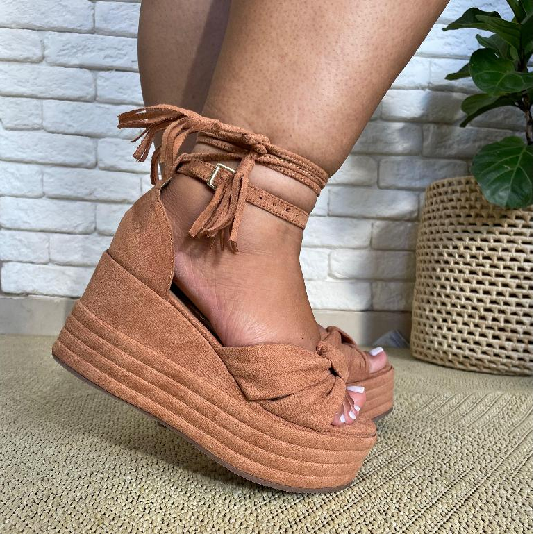 Sandália Ana Bela Plataforma Blush Flatforme PL.01 | Shopee Brasil