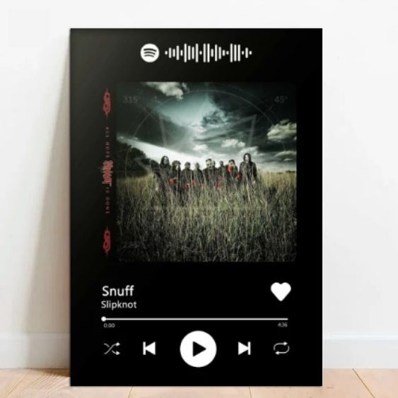 Quadro interativo Spotify Slipknot - Snuff | Shopee Brasil