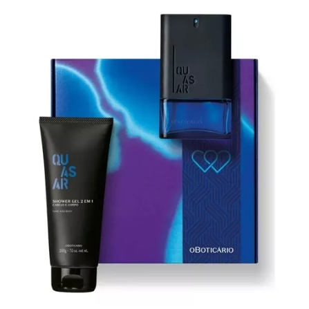 KIT QUASAR PRESENTE MASCULINO - O BOTICÁRIO ( 2 ITENS) | Shopee Brasil