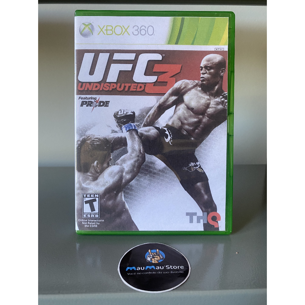 UFC 3 Xbox 360 - Original Usado Jogos de Luta Jogos de Xbox 360 ...