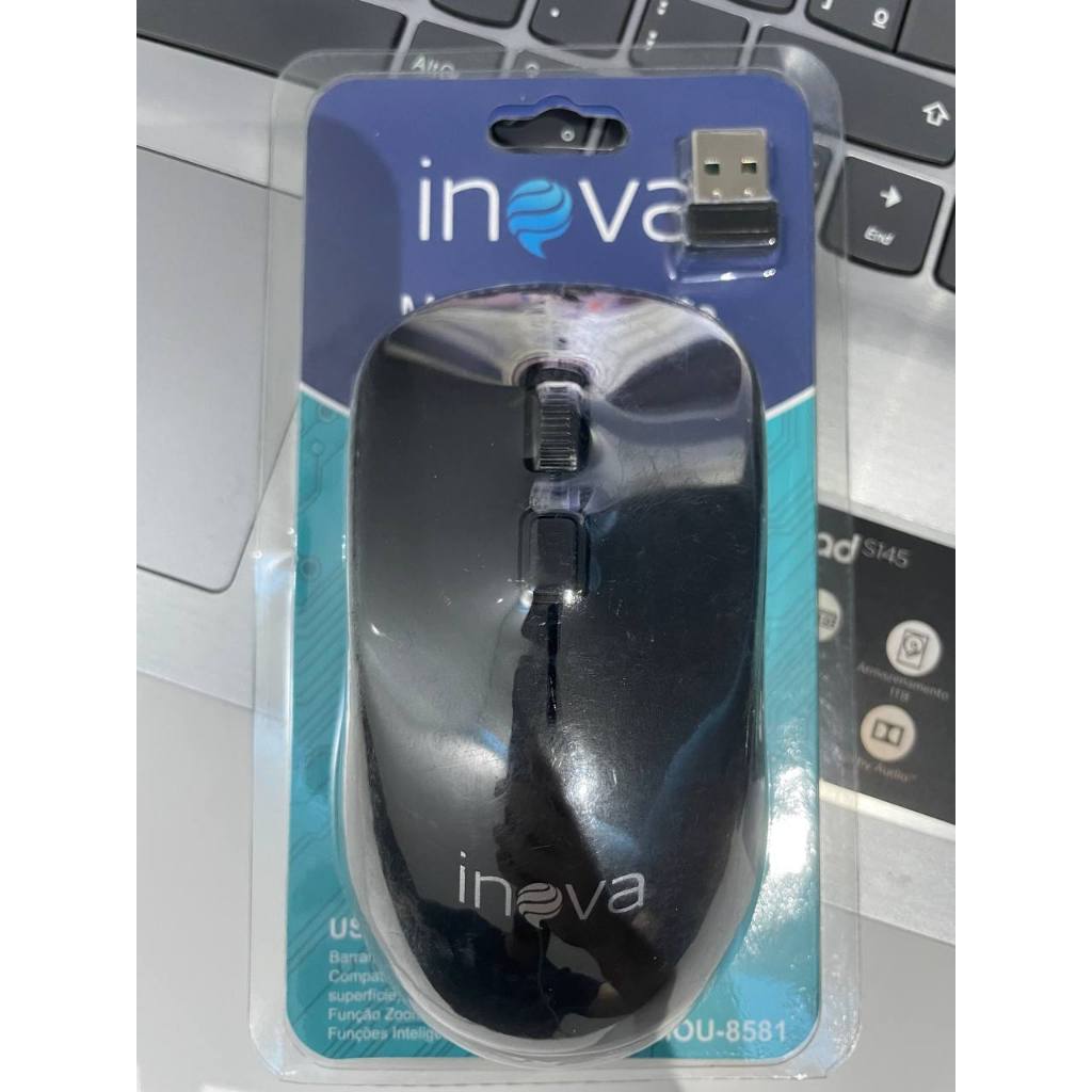 Mouse Sem Fio Wireless Inova | Shopee Brasil