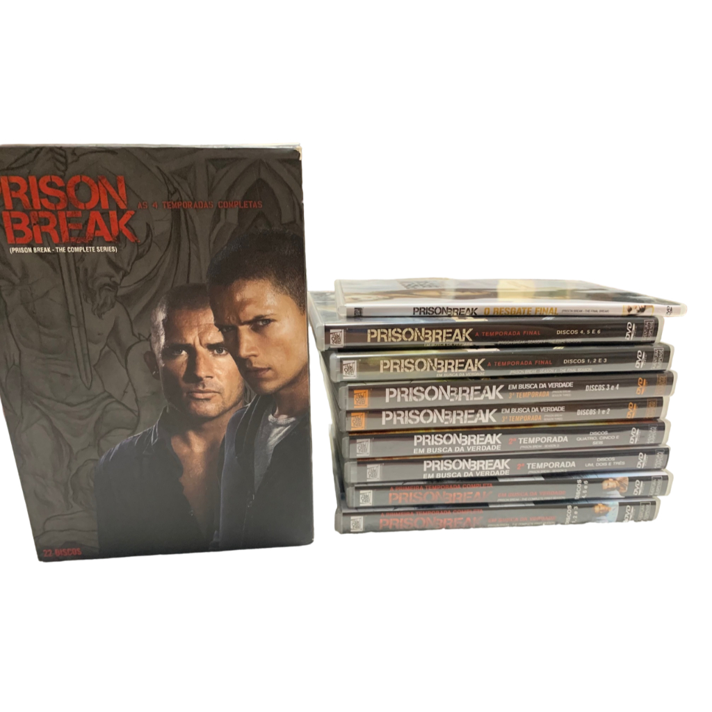 BOX DVD - PRISON BREAK (COLEÇÃO COMPLETA) | Shopee Brasil