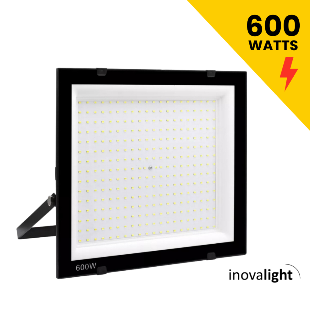 Kit 10 Refletores Ultra Led 600w Holofote Bivolt Ip67 Branco Frio ...