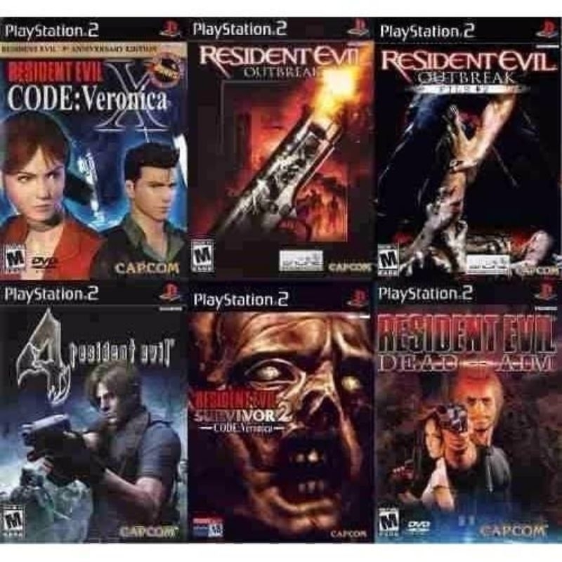 Coleção Resident Evil para PS2 - Play 2 - leia a descrição | Shopee Brasil