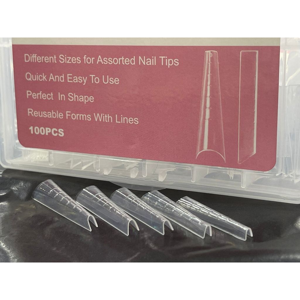 100 Molde F1 tips Russo Bailarina para gel polygel de unha | Shopee Brasil