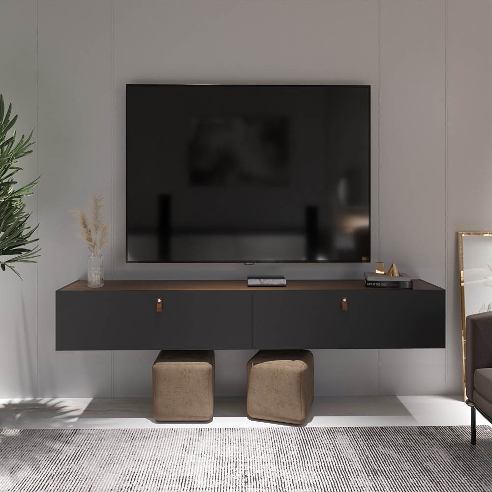 Rack Suspenso para Tv até 70 Polegadas 2 Portas Grécia 180cm | Shopee ...